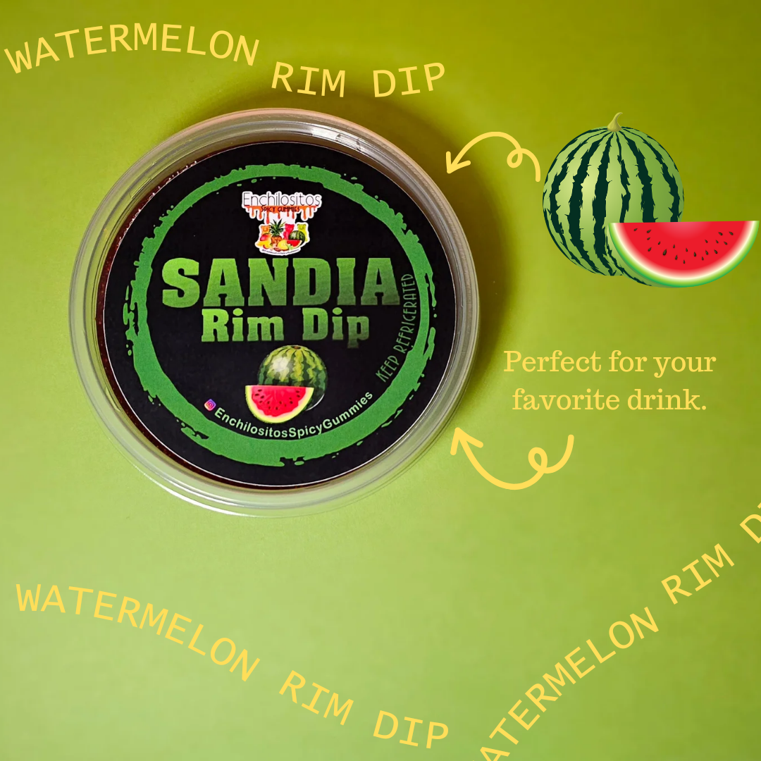 Sandia Rim Dip – ENCHILOSITOS SPICY GUMMIES